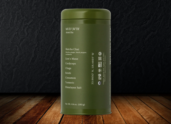 Mud/Wtr 30 Serving Matcha Chai Tin – CULTUREShrooms
